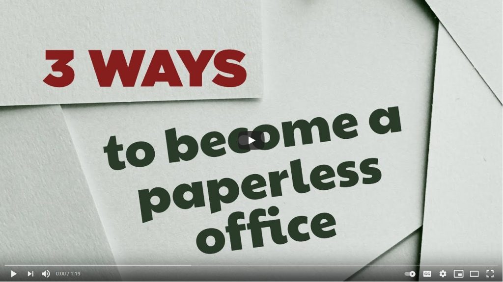 3 ways to become a paperless office | Stratiis