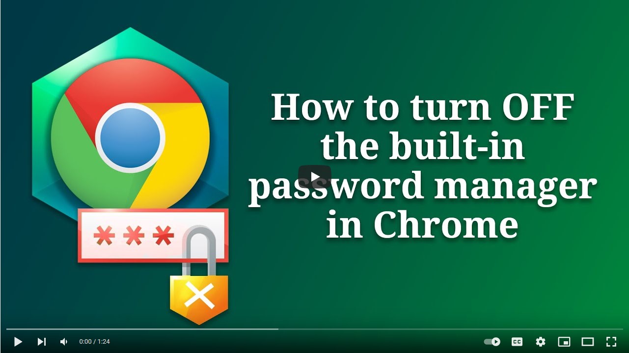 How To Turn Off Chrome Password Manager Stratiis